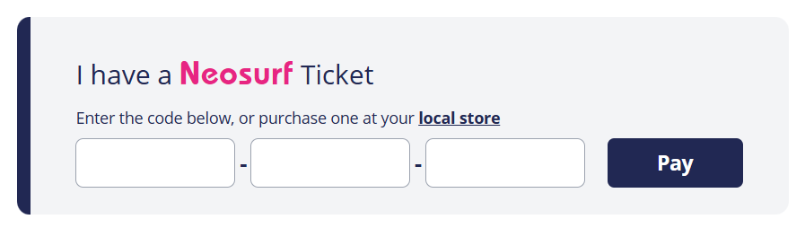 Deposit via Neosurf (MyNeosurf) – Carousel.be (EN)